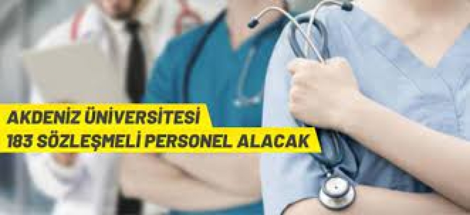 Akdeniz Üniversitesi Sözleşmeli Hemşire Alımı - Personel Sağlık Net Akdeniz Üniversitesi Sözleşmeli Hemşire Alımı - Personel Sağlık Net